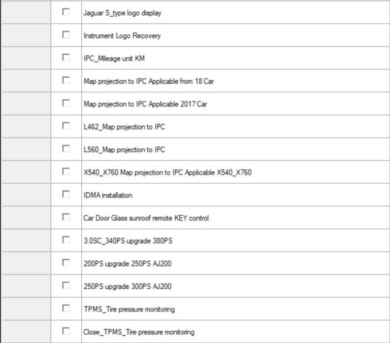 VEHICLE CONFIGURATION PARAMETERS - Rashid Business